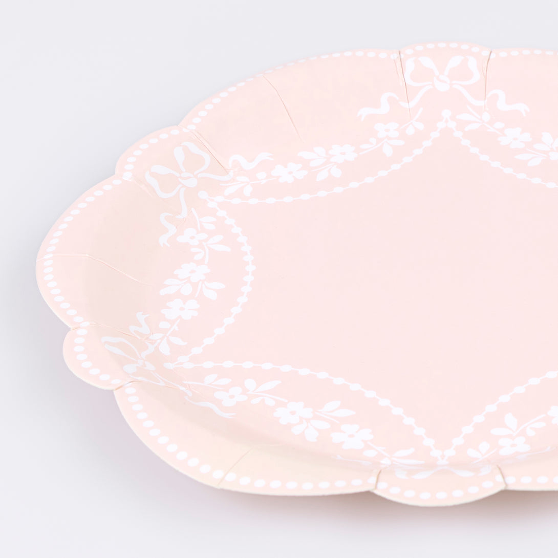 Elegant Pink Side Plates – Meri Meri EU